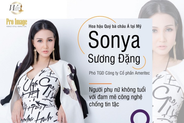 Hoa hậu Quý bà châu Á tại Mỹ Sonya Sương Đặng – Phó tổng giám đốc Công ...